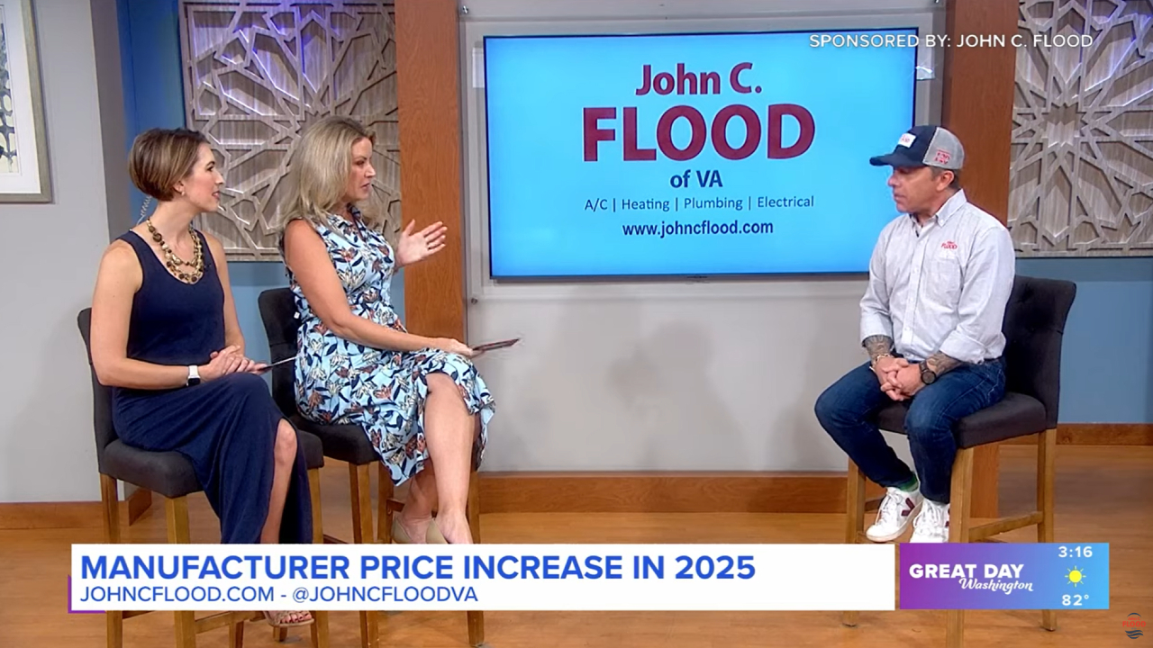 John C. Flood & WUSA9: HVAC manufacturer increase in 2025 - John C. Flood - HVAC Contractors ...